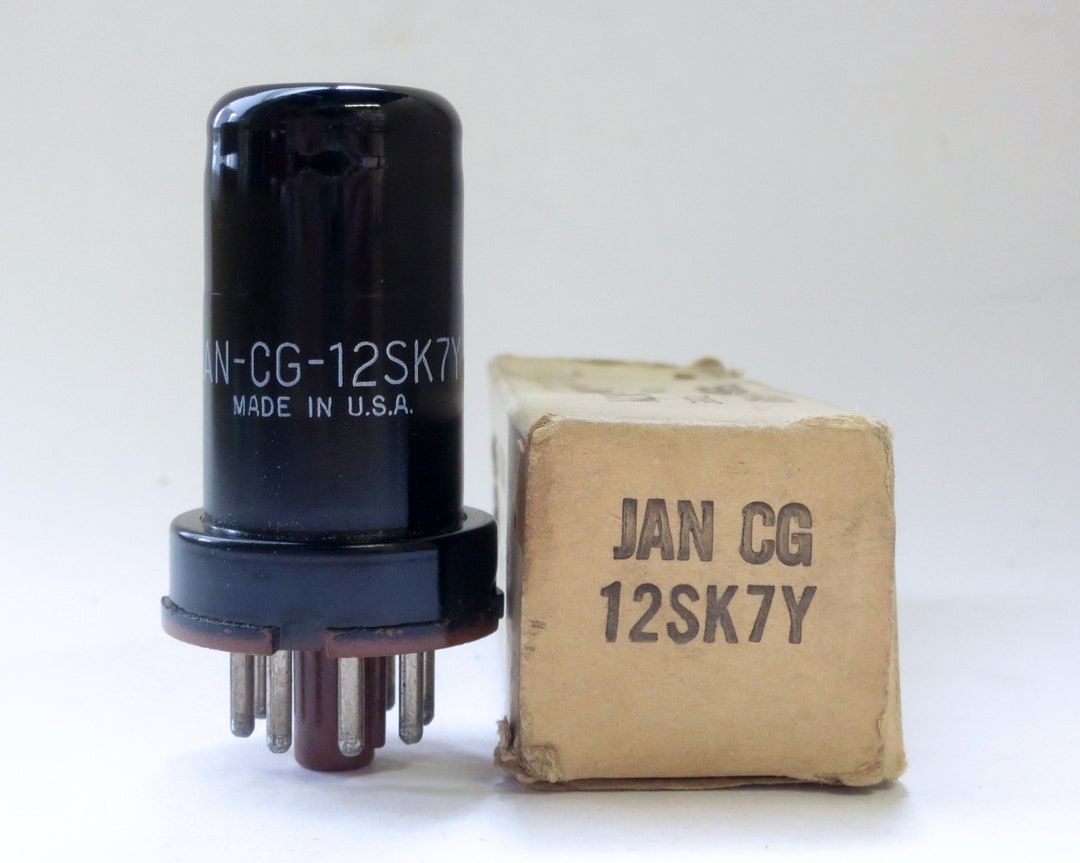 GE JAN CG 12SK7Y Vacuum Tube - All American 5 Tube Radios - New Old ...