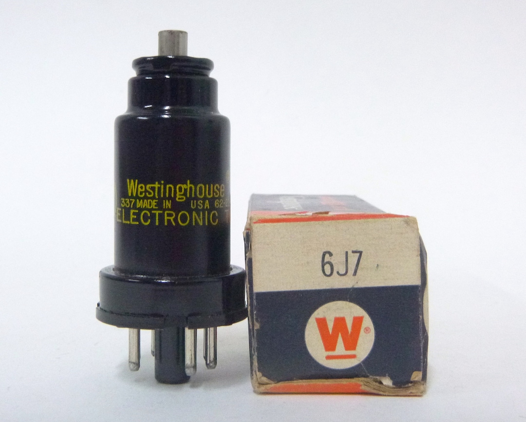 Westinghouse 6J7 Vacuum Tube - New Old Stock - Original Box - Excellent ...