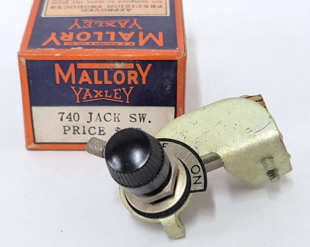 Mallory 740 "jack Switch" - Panel Mount Rotary Switch - Etsy