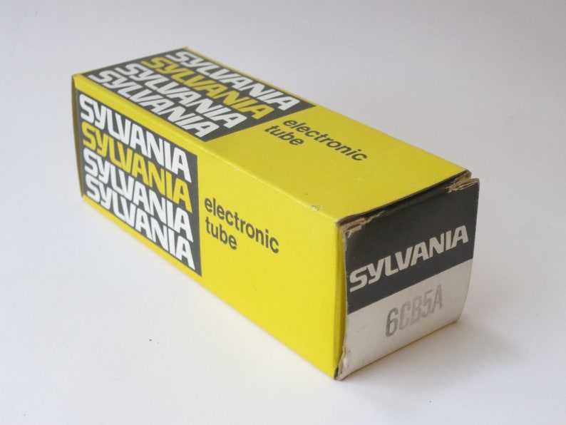 Sylvania 6CB5A Vacuum Tube - New Old Stock - Original Box - Pristine ...