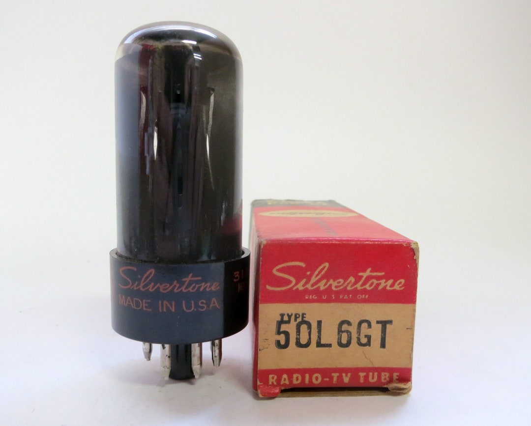 Silvertone 50L6GT Vacuum Tube - All American 5 Tube Table Radios - New ...