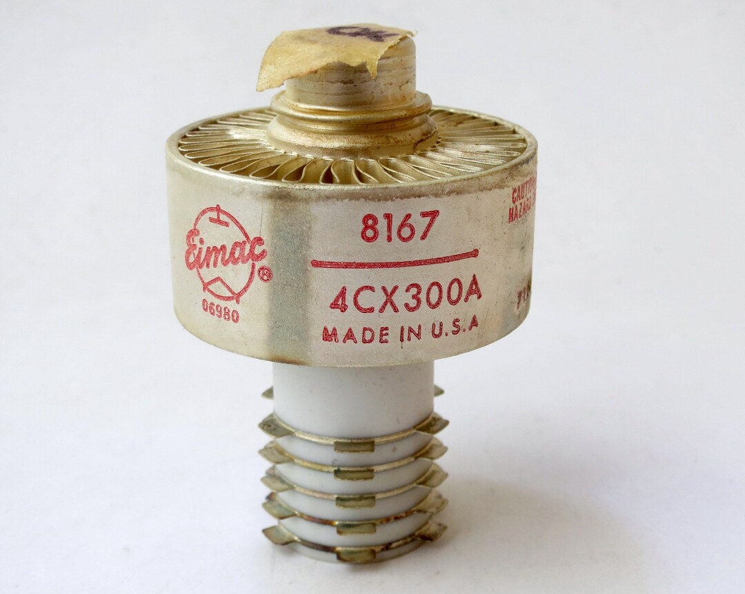 Eimac 4CX300A Vacuum Tube - 8167 Transmitting Tube - Etsy