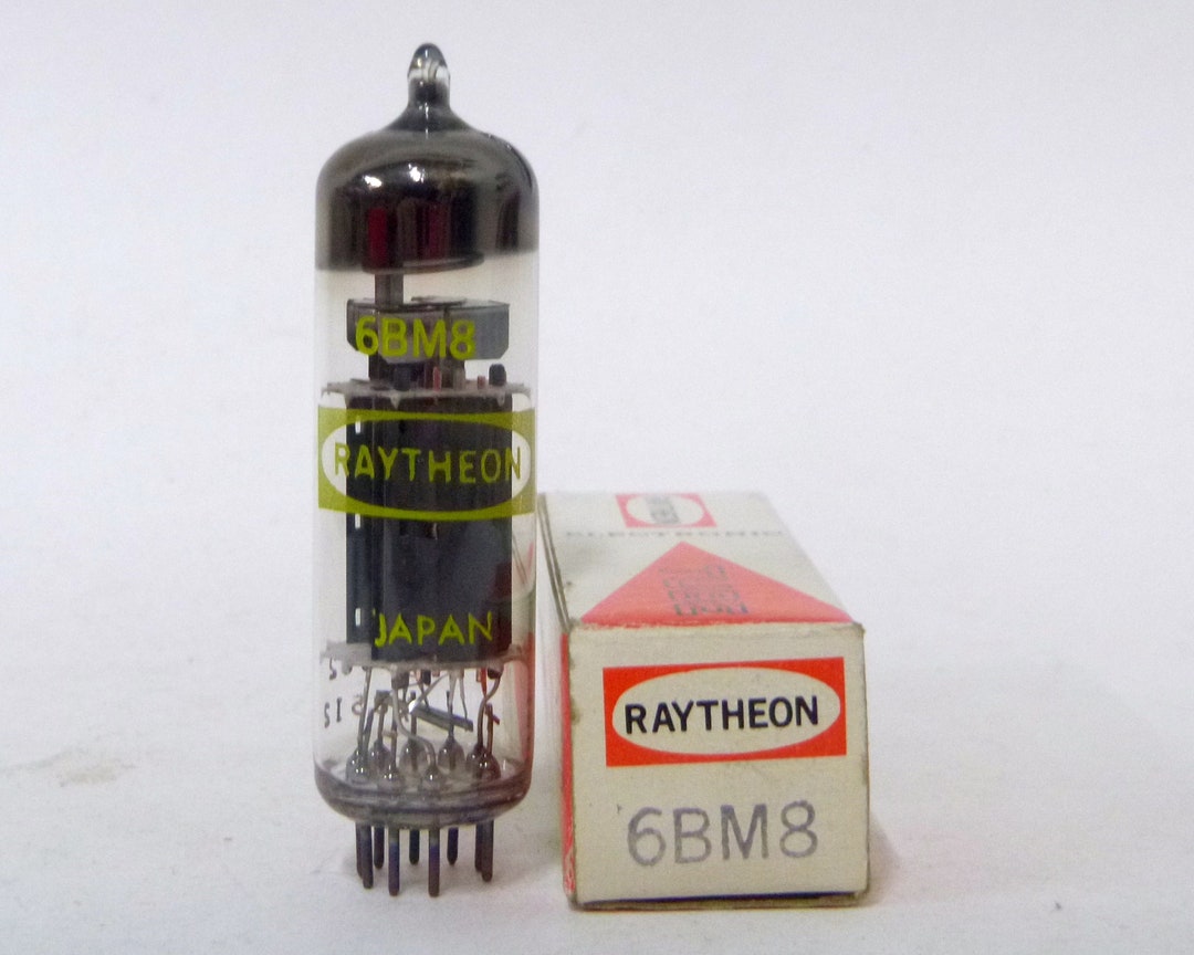 Raytheon 6BM8 Vacuum Tube - New Old Stock - Original Box - Excellent ...