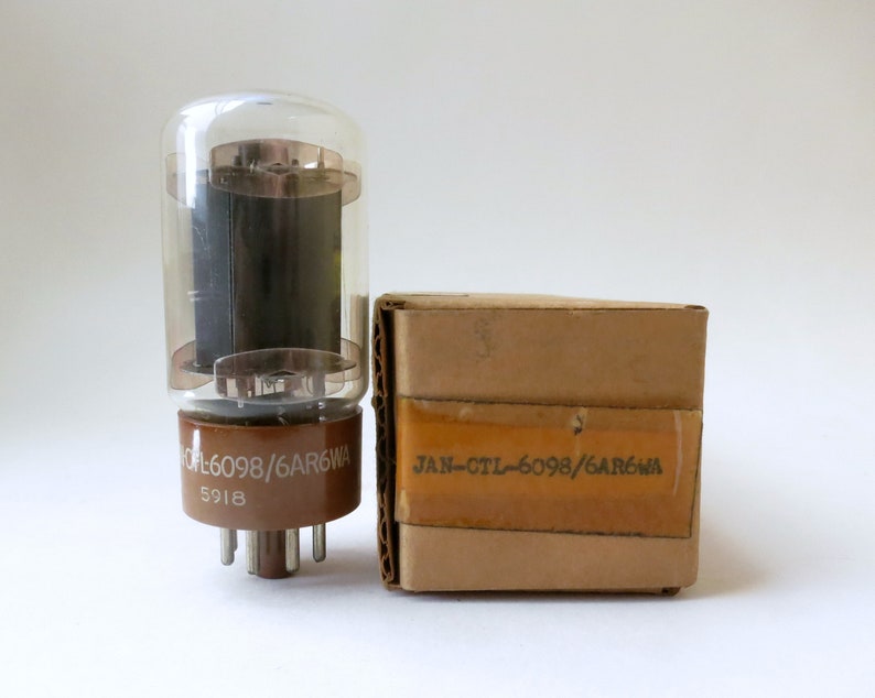 Tung Sol JAN CTL 6098 / 6AR6WA Vacuum Tube - Etsy