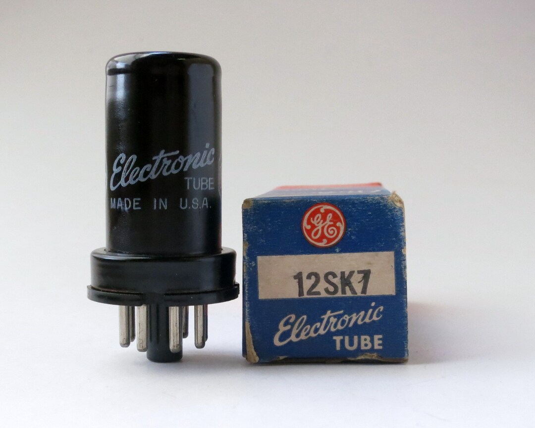 GE 12SK7 Vacuum Tube for All American 5 Tube Table Radios - New Old ...