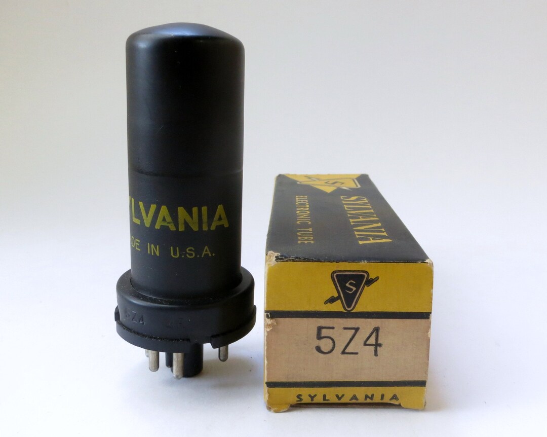 Sylvania 5Z4 Vacuum Tube - Metal Vacuum Rectifier Tube - New Old Stock ...
