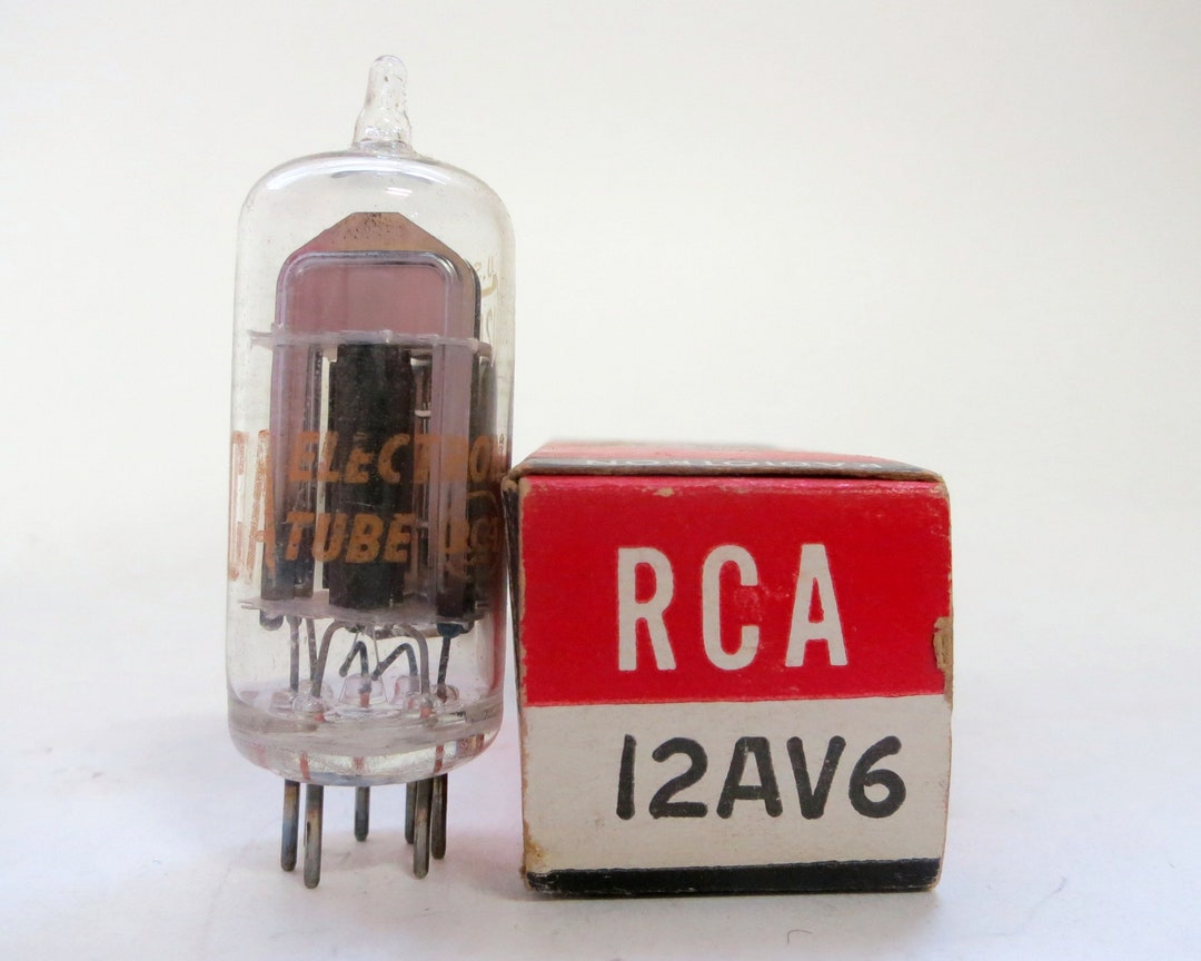 RCA 12AV6 Vacuum Tube New Old Stock Original Box Excellent Condition ...
