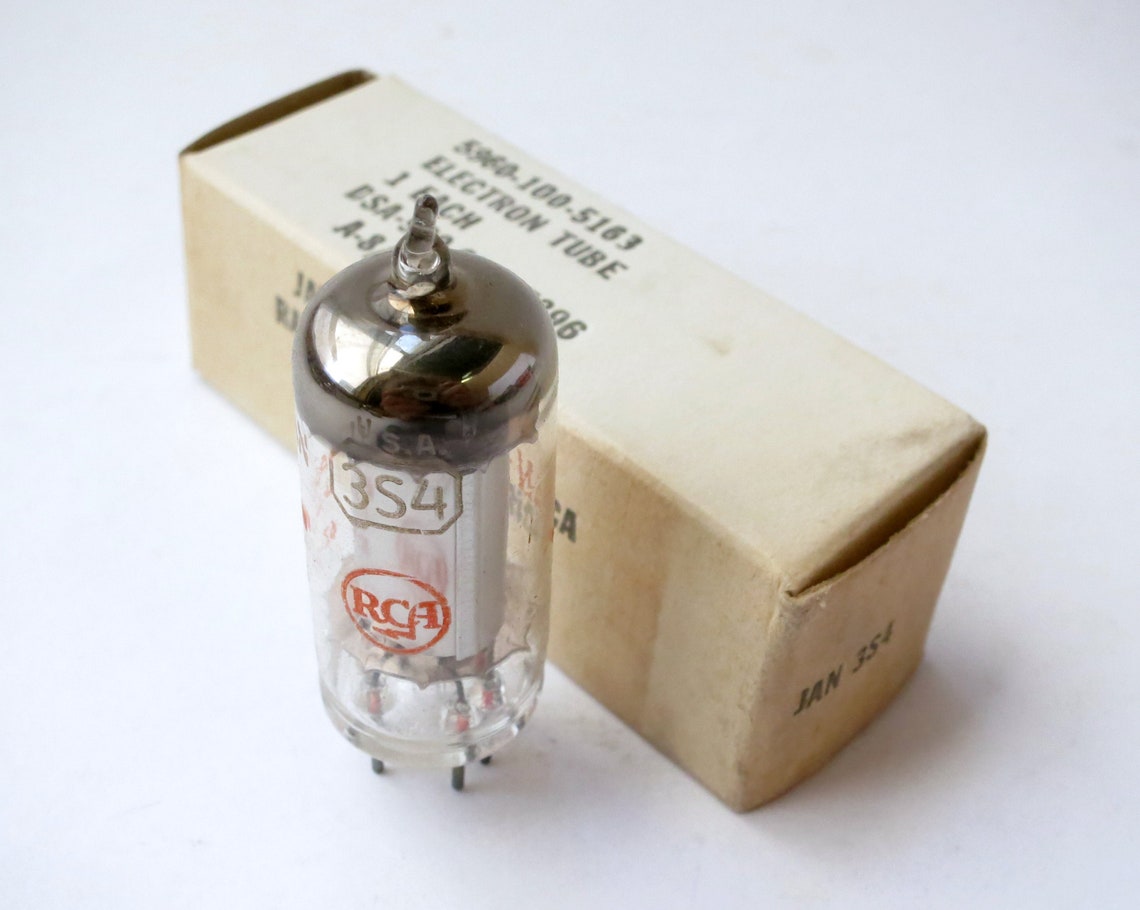 RCA JAN 3S4 Vacuum Tube New Old Stock Original Box - Etsy