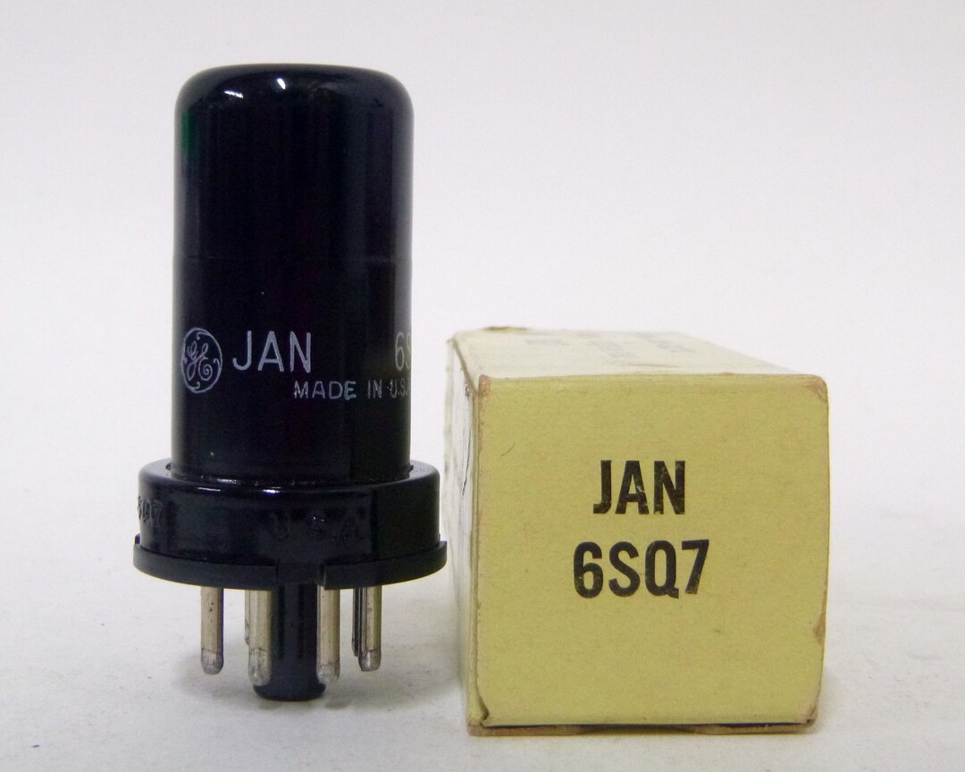 GE JAN 6SQ7 Vacuum Tube for Hallicrafters Shortwave Receivers - New Old ...