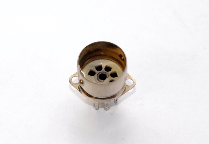 7 pin miniature vacuum tube socket ELCO TS102C01 ceramic | Etsy