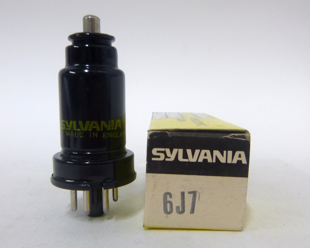 Sylvania 6J7 Vacuum Tube New Old Stock Original Box Excellent Condition ...
