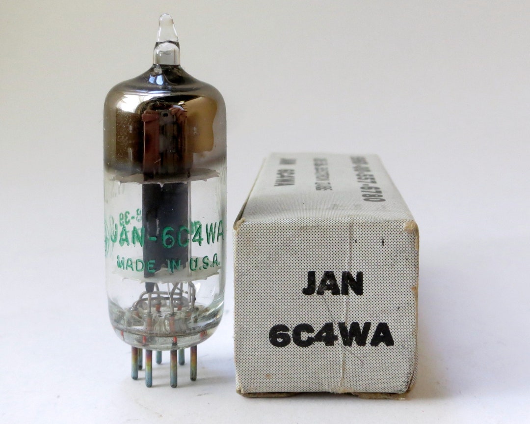 GE JAN 6C4WA Vacuum Tube - New Old Stock - Mint Condition - General ...