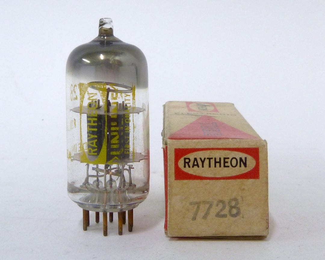 Raytheon 7728 Vacuum Tube - New Old Stock - Original Box - Gold Plated ...