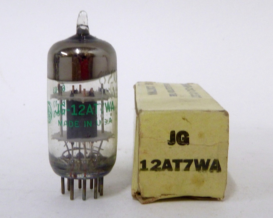 GE JG 12AT7WA Vacuum Tube New Old Stock Excellent Condition Original ...