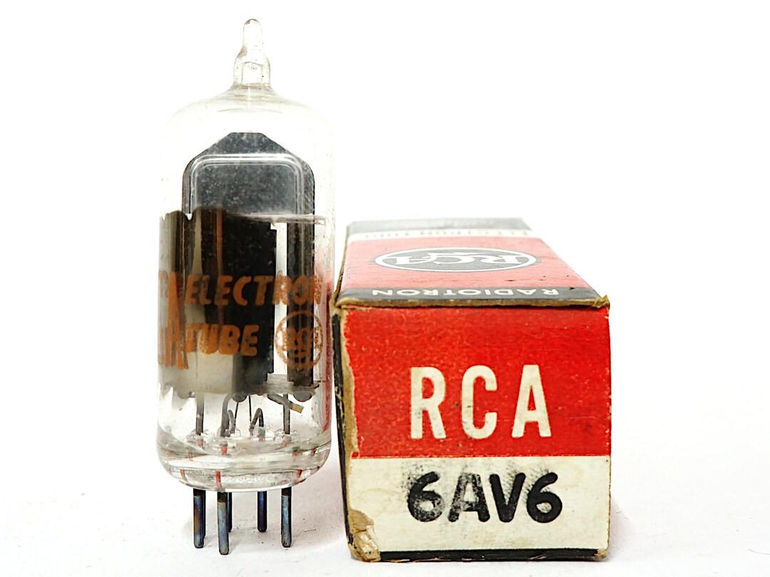 RCA 6AV6 Vacuum Tube - New Old Stock - Original Box - Excellent ...