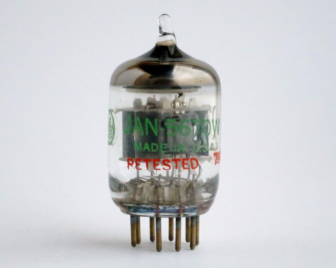 GE JAN 5670W Vacuum Tube - New Old Stock - Original Box - Excellent ...