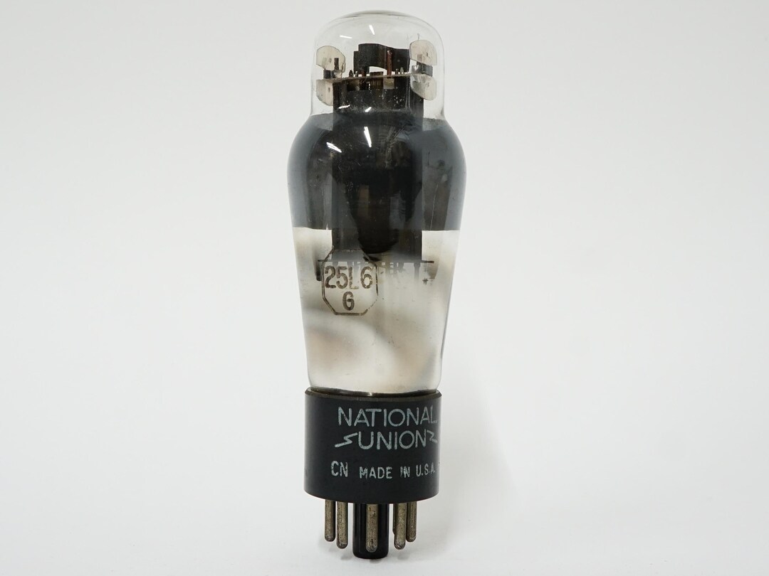 NU 25L6G Vacuum Tube - Glass 25L6 With ST Envelope - National Union - Etsy