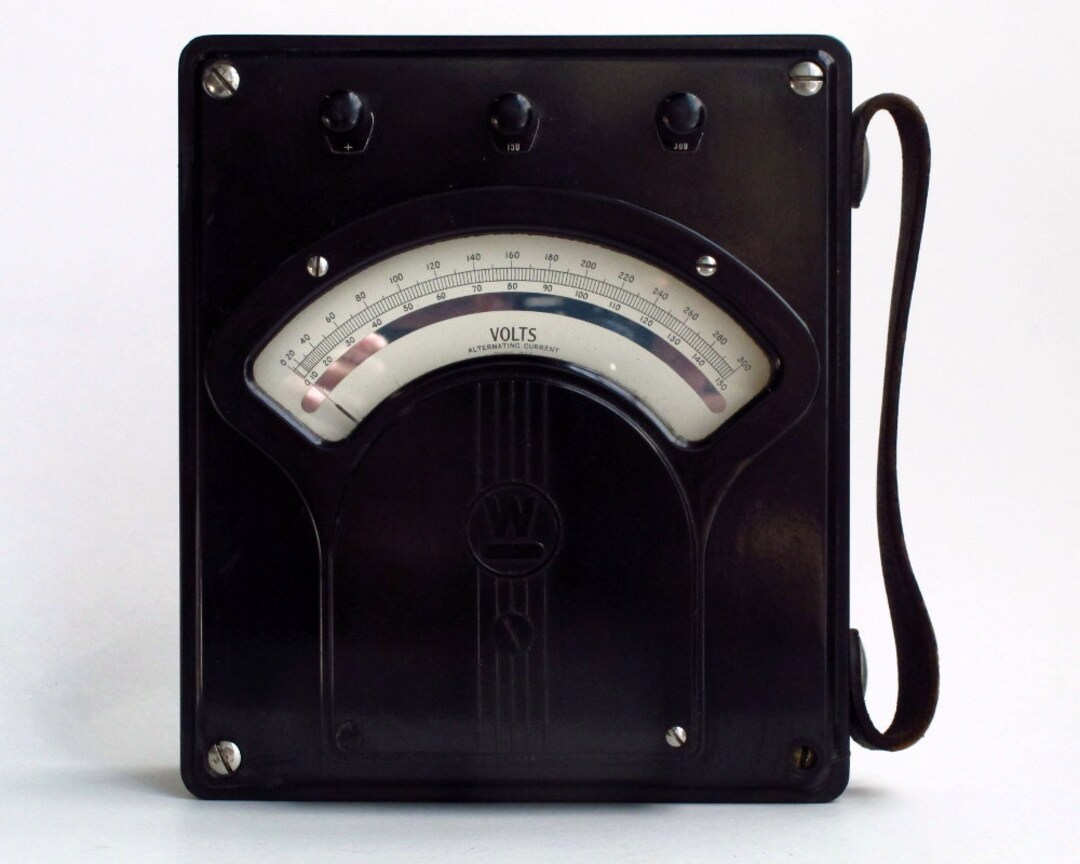 Old Timey Westinghouse Analog Meter in Bakelite Case for Tech Geeks and ...