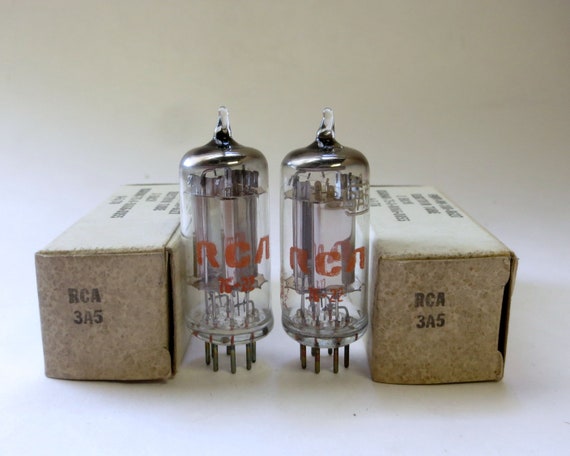 Pair: RCA 3A5 vacuum tubes matching date codes new old | Etsy