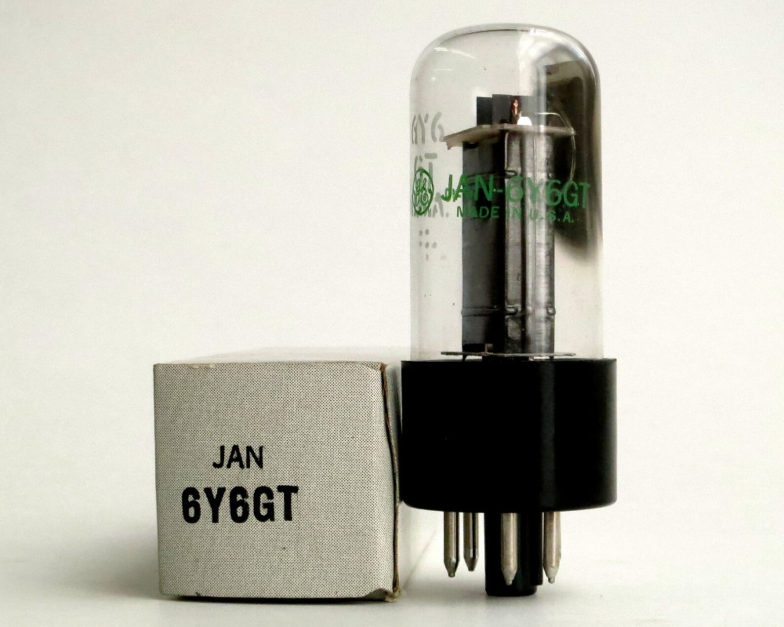 GE JAN 6Y6GT Vacuum Tube - New Old Stock - Original Box - Excellent ...