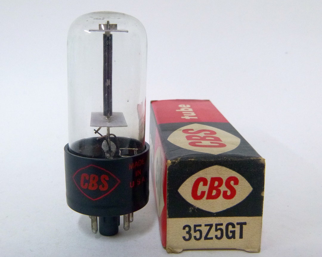 CBS 35Z5GT Vacuum Tube for All American 5 Tube Table Radios - New Old ...