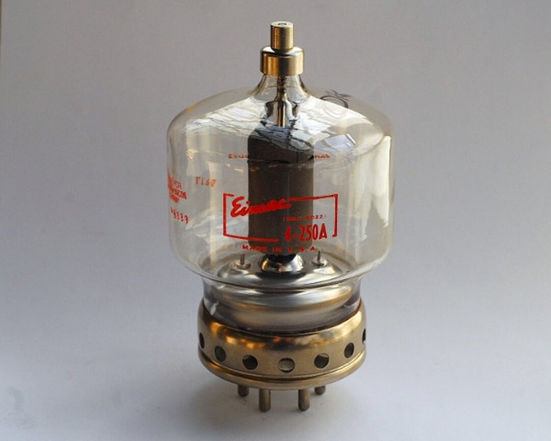 Vacuum Tube Photo - Digital Download - Photograph of an Eimac 4-250A ...