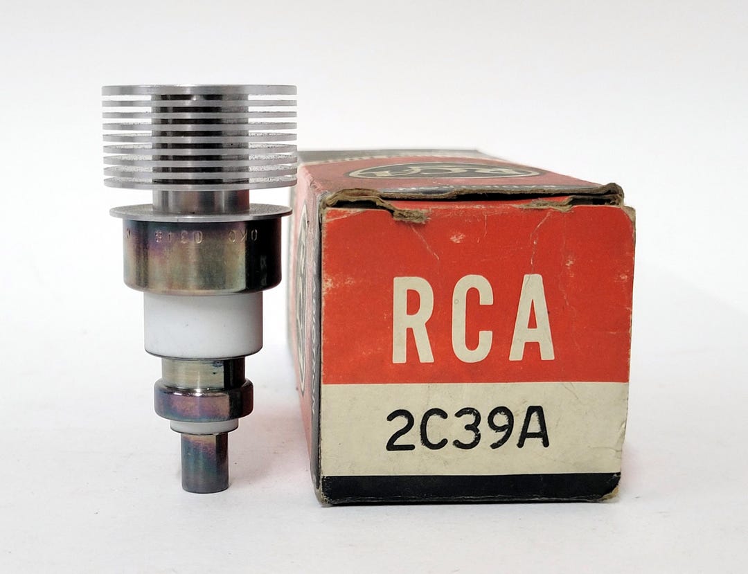 RCA 2C39A Vacuum Tube - New Old Stock - Lovely Condition - Original Box ...