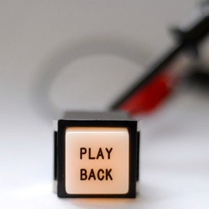 Vintage Lighted Push-button "play Back" Switch - Etsy