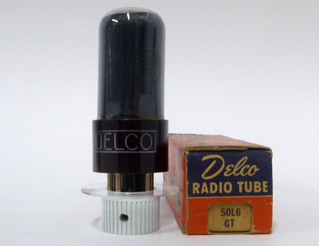 Delco 50L6GT Vacuum Tube for All American 5 Tube Table Radios New Old ...