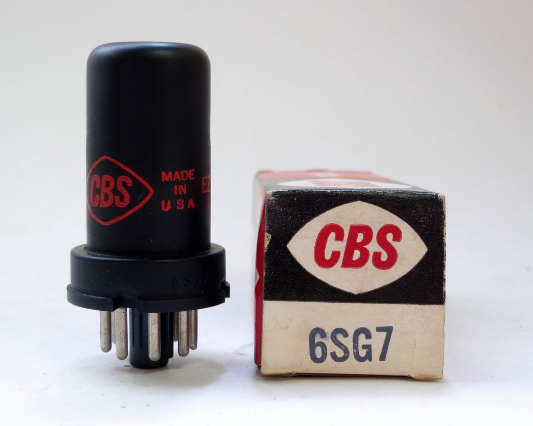 CBS 6SG7 Vacuum Tube New Old Stock Original Box Excellent Condition - Etsy