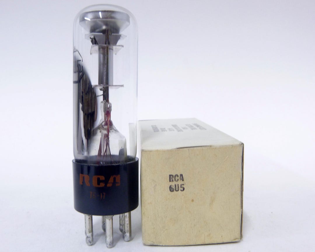 RCA 6U5 Vacuum Tube - Tuning Eye Tube - Cats Eye - New Old Stock ...