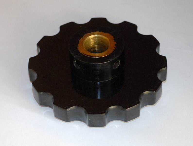 Giant Bakelite Knob With Brass Insert | Etsy