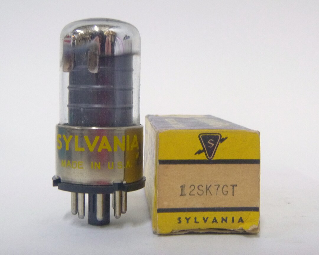 Sylvania 12SK7GT Vacuum Tube New Old Stock Original Box Excellent ...