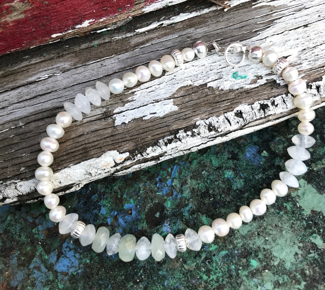 Cancer Birthstone White Smooth Rainbow Moonstone Roundel - Etsy