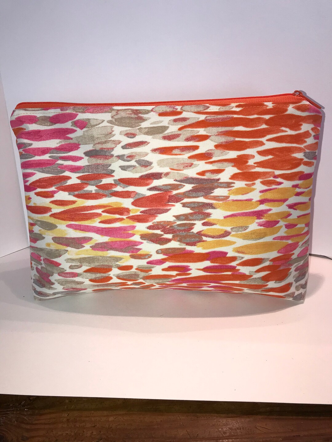 Kelly Ripa Out Door Designer Fabric Cosmetic Bag Handmade Kelly Ripa ...