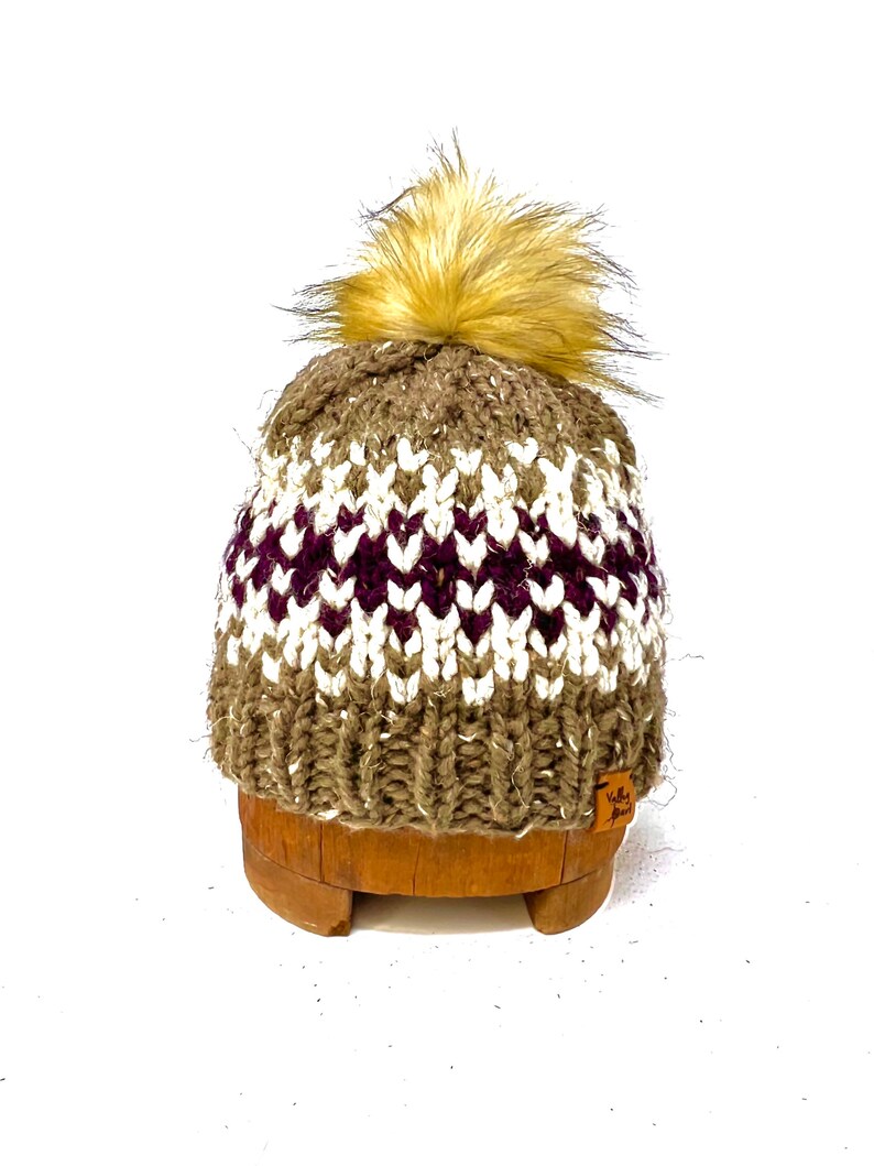 Tri-color Fair Isle Beanies mommy & Me - Etsy