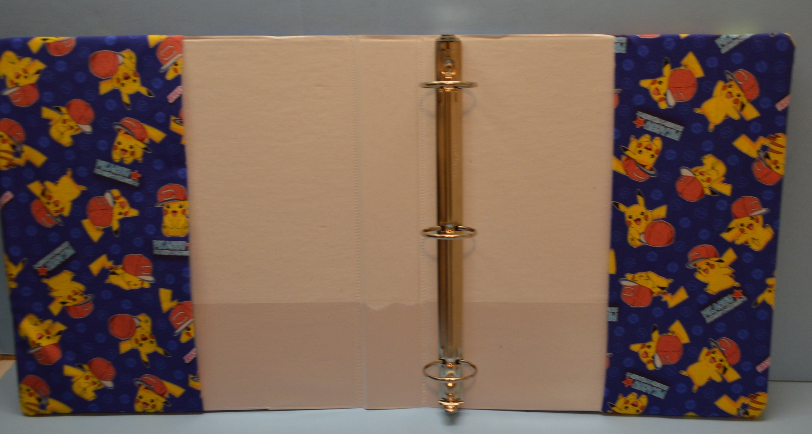 Blue Pokemon 3-Ring Padded Trading Card Binder With Zippered | Etsy