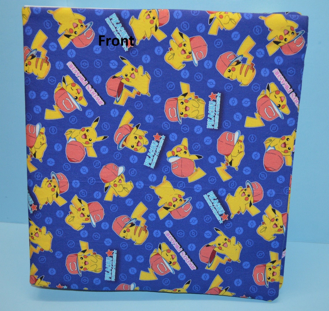 Blue Pokemon 3-Ring Padded Trading Card Binder With Zippered | Etsy