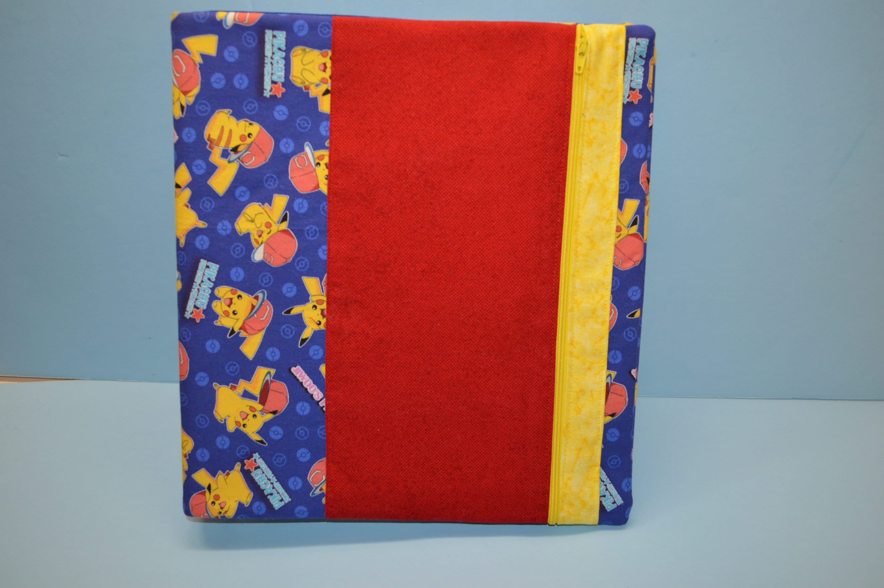 Blue Pokemon 3-Ring Padded Trading Card Binder With Zippered | Etsy