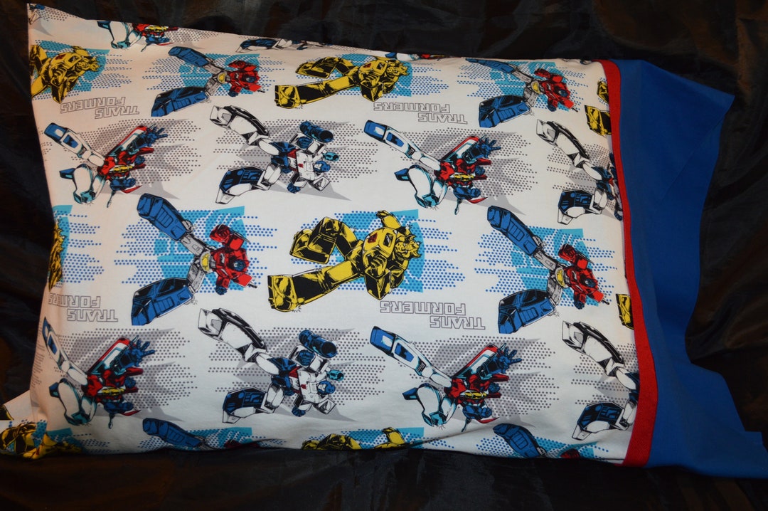 Transformers White & Blue Standard/queen Sized Pillowcase - 2 Sizes - Etsy