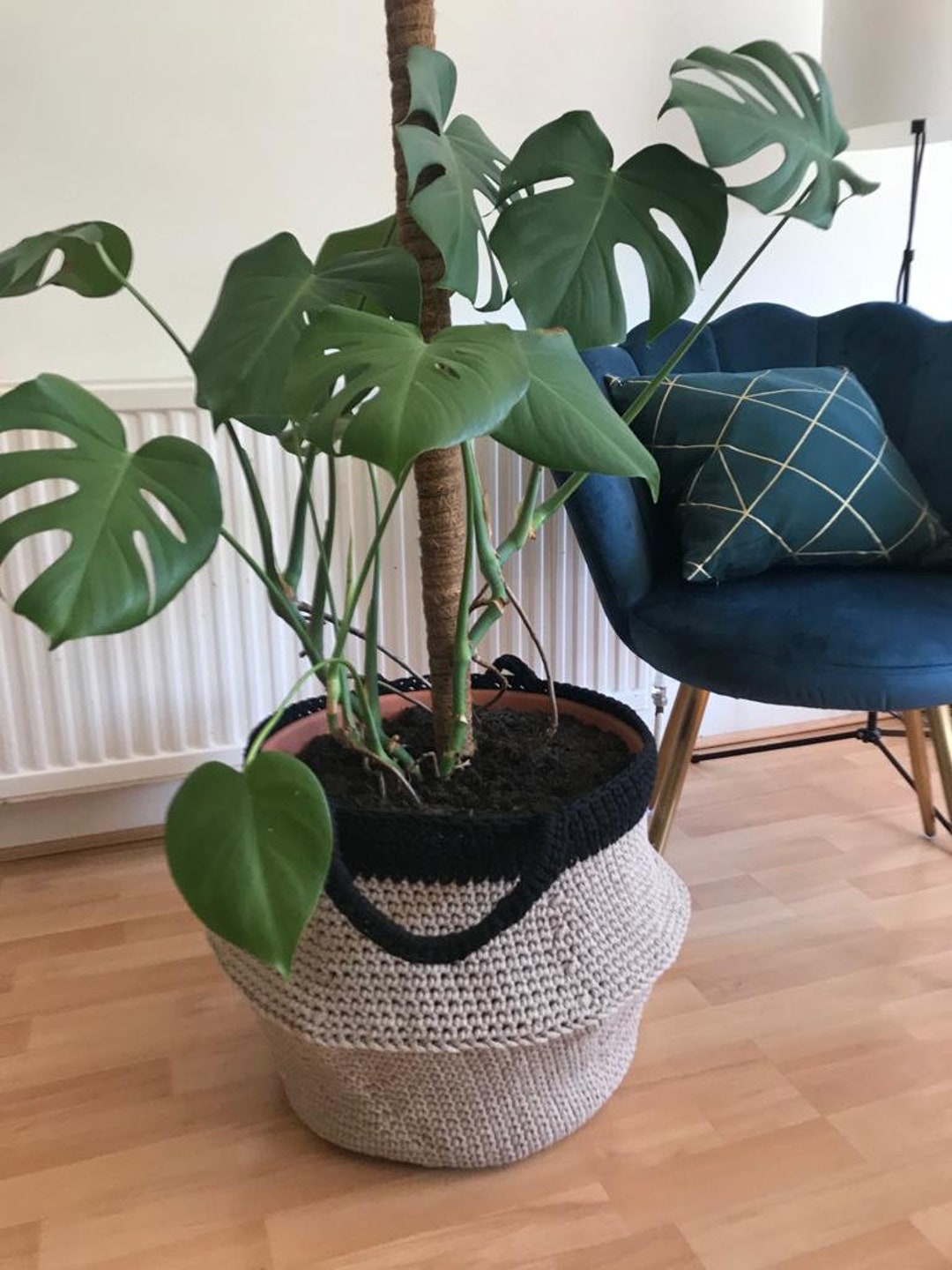 Knao Knits - XL Cotton Basket - Etsy