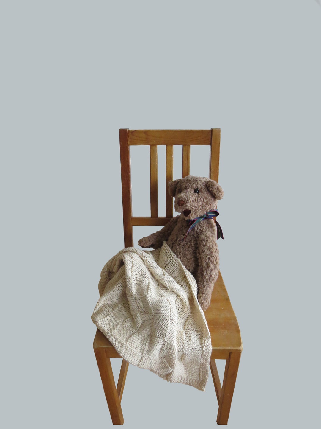 Checkerboard Baby Blanket Knitting Pattern - Etsy