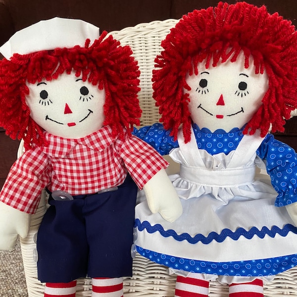 Raggedy Ann Dolls Handmade - Etsy