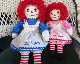 Raggedy ann doll | Etsy