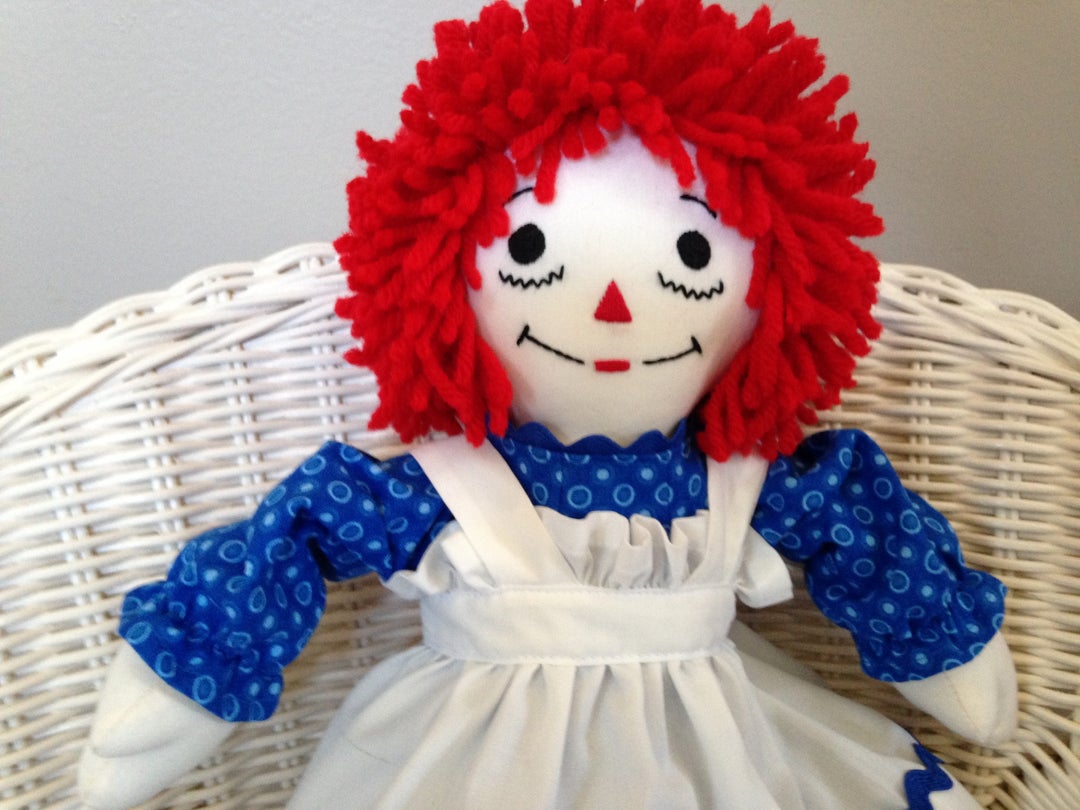 15 Inch Raggedy Ann Doll Traditional Personalized Handmade in the USA ...