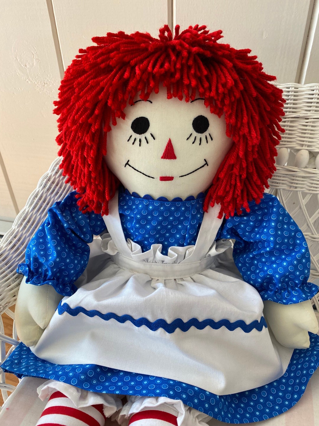 25 Inch Lucy K Ragdoll Traditional Raggedy Ann Handmade Personalized