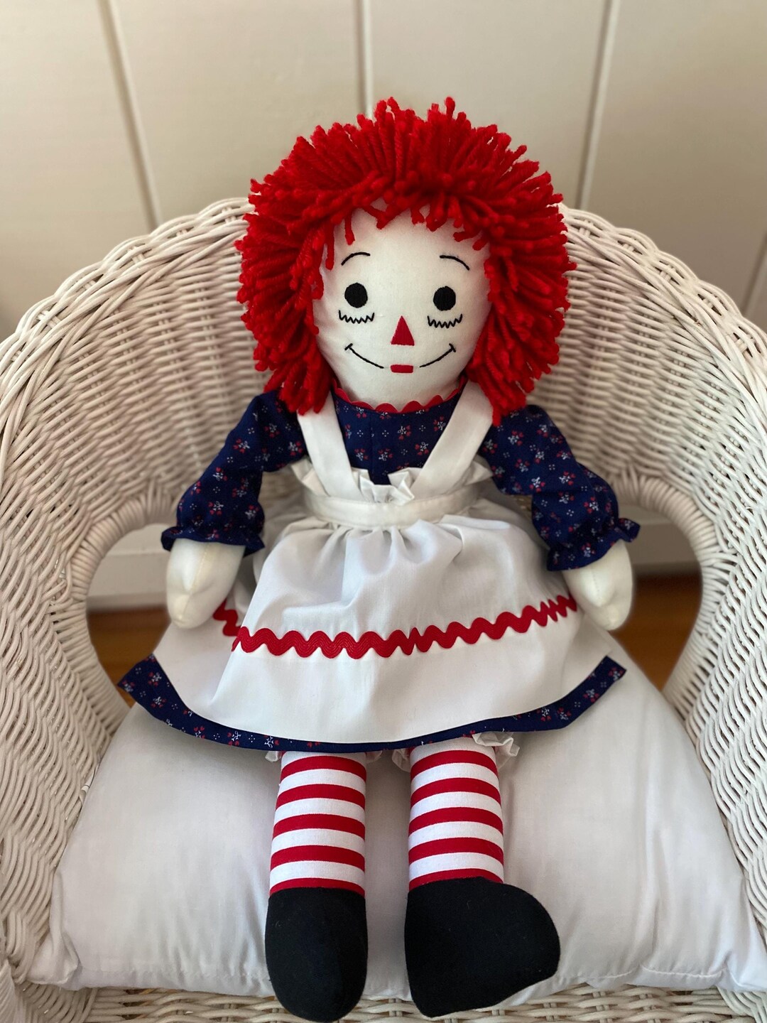 Raggedy Ann 20 Inch Doll Lucy K Ragdoll Traditional Handmade ...