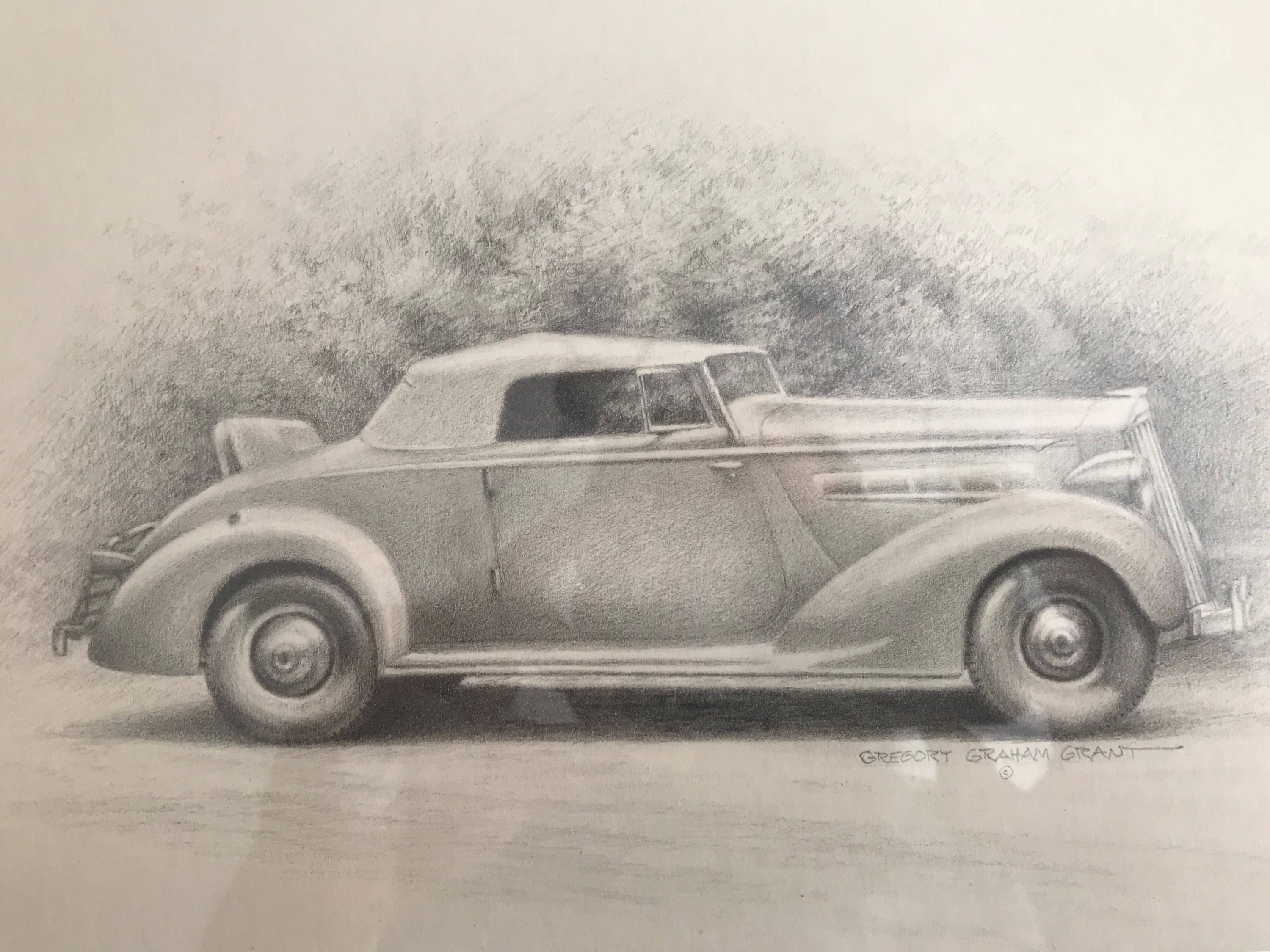 Original Graphite Drawing Signed by Artist Gregory Graham Grant ...