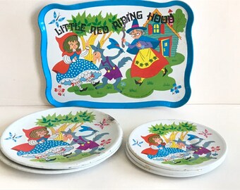 Red Riding Hood Set - Etsy