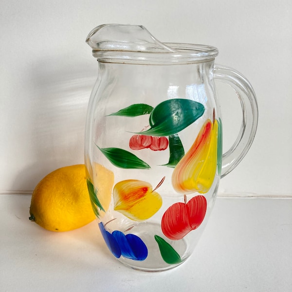Hand Painted Pitcher - Etsy